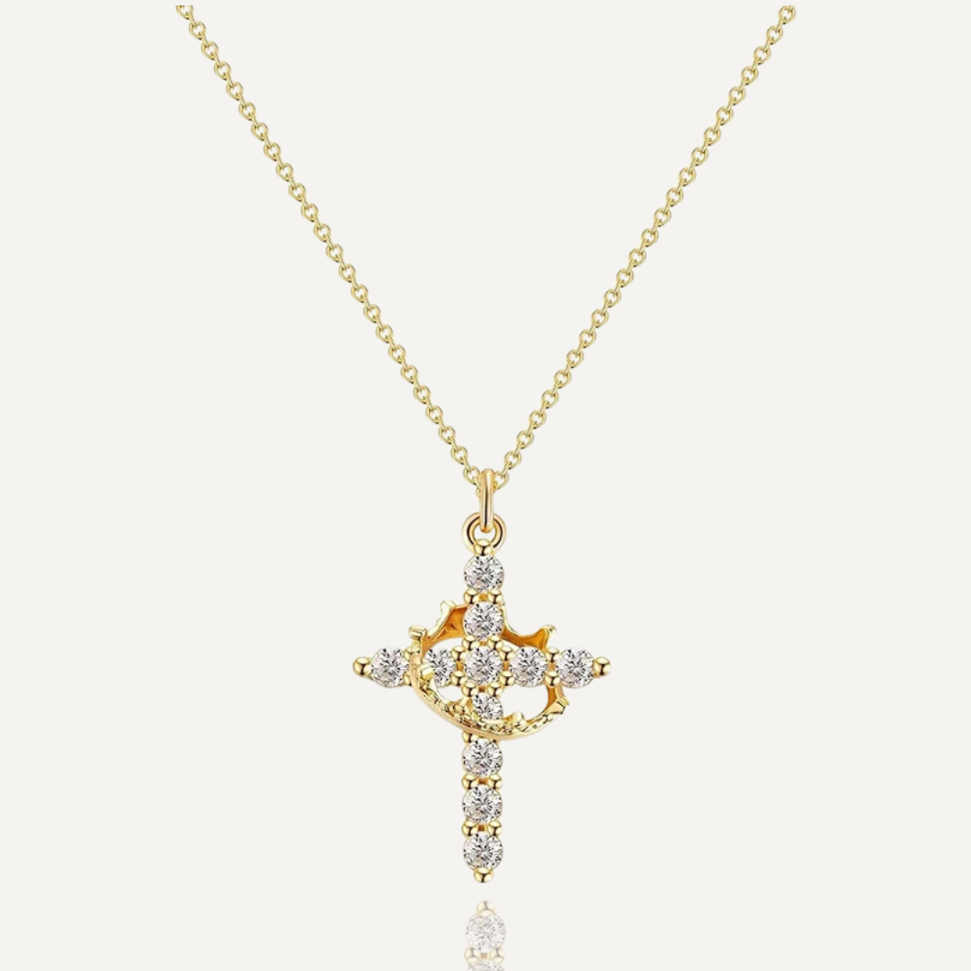 Collier Croix Céleste | Croix Précieuse - Croix Precieuse